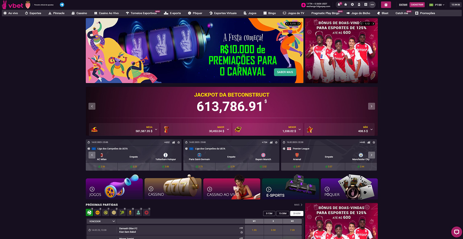 VBET Brasil – Análise das apostas e cassino